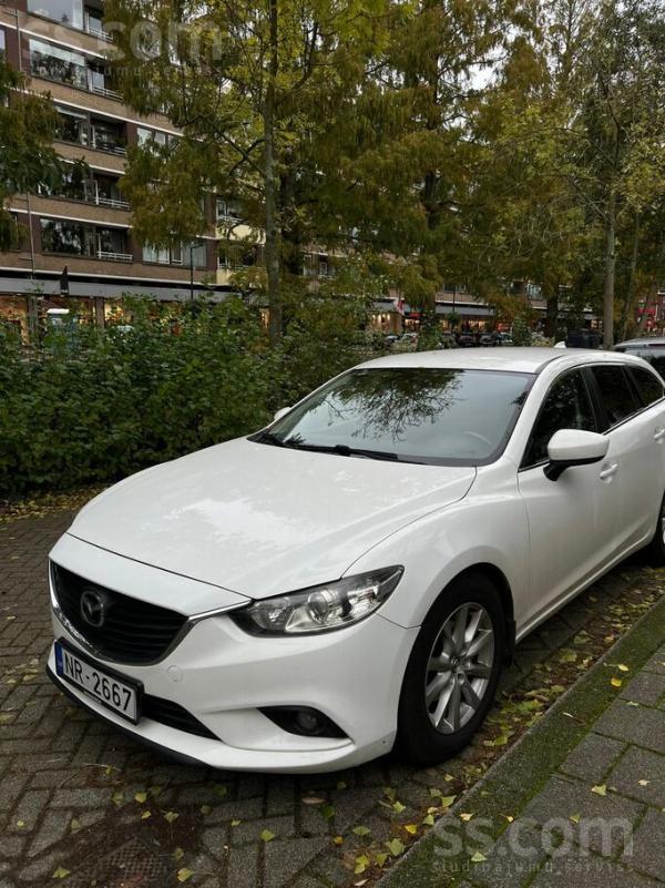 Balts Mazda 6 2016 Daugavpils, ar dzinēja tilpumu 2.20 L un nobraukumu 180 tūkst. km par 9000 €, foto 1 vietnē AUTOMOTO.COM.LV