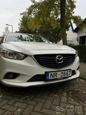 Balts Mazda 6 2016 Daugavpils, ar dzinēja tilpumu 2.20 L un nobraukumu 180 tūkst. km par 9000 €, foto 3 vietnē AUTOMOTO.COM.LV