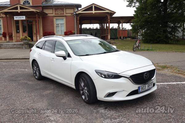 White Mazda 6 2016 in Haapsalu, with an engine capacity of 2.20 L and mileage of 180 thousand km for 10500 €, photo 5 on AUTOMOTO.COM.LV