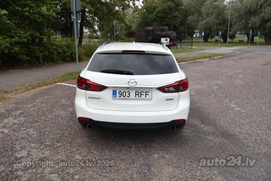 White Mazda 6 2016 in Haapsalu, with an engine capacity of 2.20 L and mileage of 180 thousand km for 10500 €, photo 9 on AUTOMOTO.COM.LV