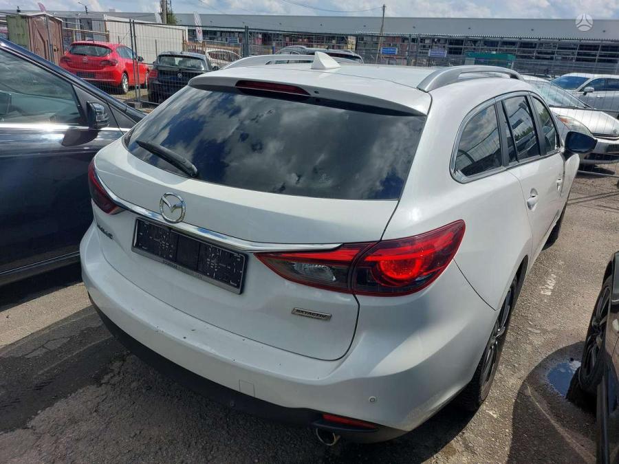 Balts Mazda 6 2016 Kauņa, ar dzinēja tilpumu 2.19 L un nobraukumu 270 tūkst. km par 3950 €, foto 4 vietnē AUTOMOTO.COM.LV