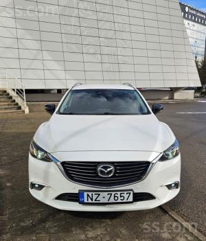 White Mazda 6 2017 in Ogre, with an engine capacity of 2.20 L and mileage of 232 thousand km for 8800 €, photo 7 on AUTOMOTO.COM.LV