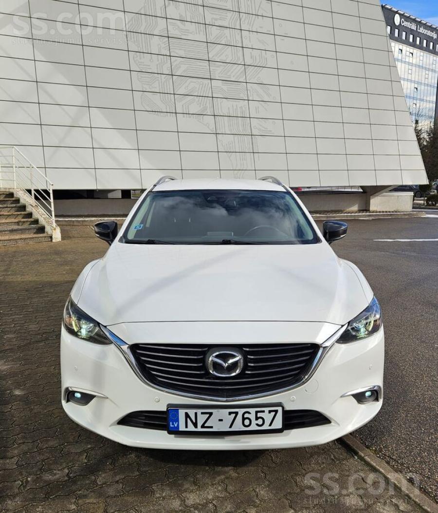 White Mazda 6 2017 in Ogre, with an engine capacity of 2.20 L and mileage of 232 thousand km for 8800 €, photo 7 on AUTOMOTO.COM.LV
