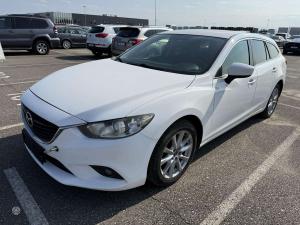 White Mazda 6 2017 in Vilnius, with an engine capacity of 2.19 L and mileage of 305 thousand km for 2150 €, photo 3 on AUTOMOTO.COM.LV