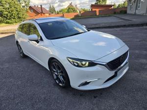 White Mazda 6 2018 in Taurage, with an engine capacity of 2.20 L and mileage of 186 thousand km for 7800 €, photo 4 on AUTOMOTO.COM.LV