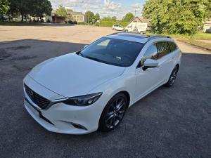 White Mazda 6 2018 in Taurage, with an engine capacity of 2.20 L and mileage of 186 thousand km for 7800 €, photo 5 on AUTOMOTO.COM.LV