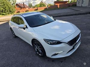 White Mazda 6 2018 in Taurage, with an engine capacity of 2.20 L and mileage of 186 thousand km for 7800 €, photo 7 on AUTOMOTO.COM.LV