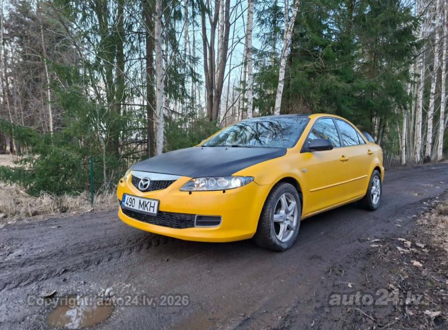 Yellow Mazda 6 2007 in Tallinn, with an engine capacity of 2.00 L and mileage of 207 thousand km for 1500 €, photo 3 on AUTOMOTO.COM.LV