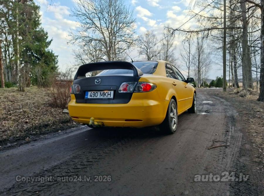Yellow Mazda 6 2007 in Tallinn, with an engine capacity of 2.00 L and mileage of 207 thousand km for 1500 €, photo 7 on AUTOMOTO.COM.LV