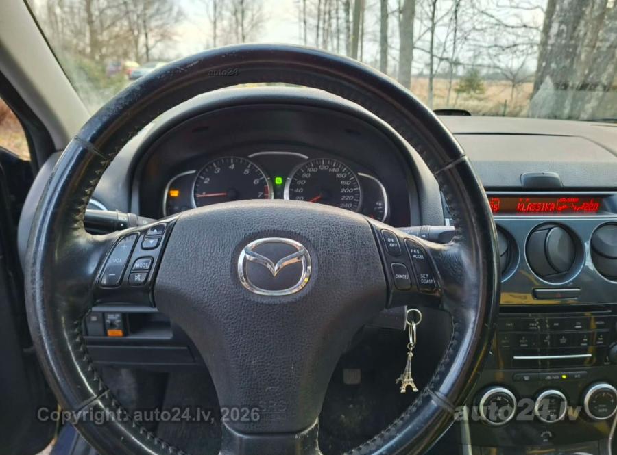 Yellow Mazda 6 2007 in Tallinn, with an engine capacity of 2.00 L and mileage of 207 thousand km for 1500 €, photo 10 on AUTOMOTO.COM.LV