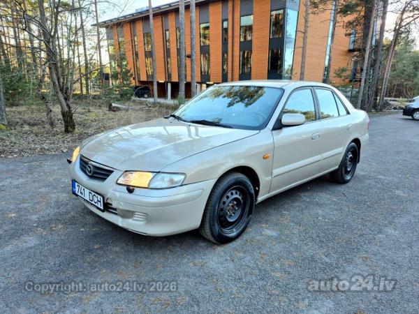 Beige Mazda 626 2002 in Tallinn, with an engine capacity of 2.00 L and mileage of 284 thousand km for 890 €, photo 1 on AUTOMOTO.COM.LV