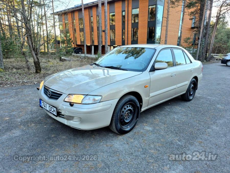 Beige Mazda 626 2002 in Tallinn, with an engine capacity of 2.00 L and mileage of 284 thousand km for 890 €, photo 1 on AUTOMOTO.COM.LV