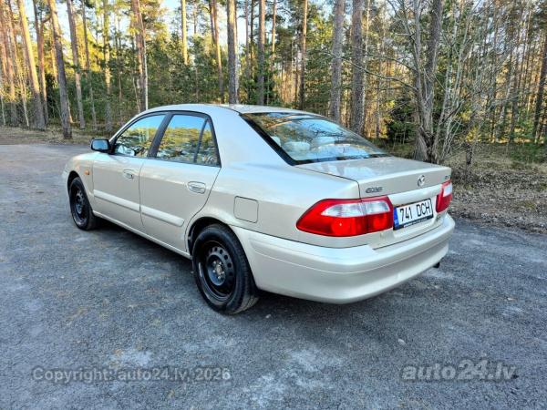 Beige Mazda 626 2002 in Tallinn, with an engine capacity of 2.00 L and mileage of 284 thousand km for 890 €, photo 2 on AUTOMOTO.COM.LV