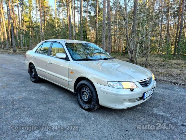 Beige Mazda 626 2002 in Tallinn, with an engine capacity of 2.00 L and mileage of 284 thousand km for 890 €, photo 3 on AUTOMOTO.COM.LV