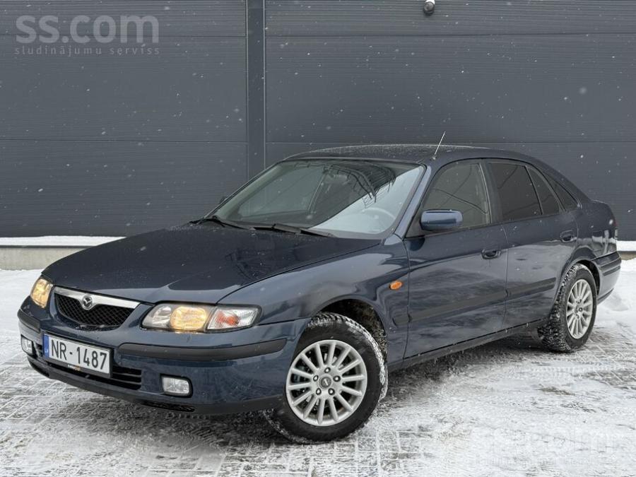 Zils Mazda 626 1999 Rīga, ar dzinēja tilpumu 1.80 L un nobraukumu 217 tūkst. km par 1699 €, foto 1 vietnē AUTOMOTO.COM.LV