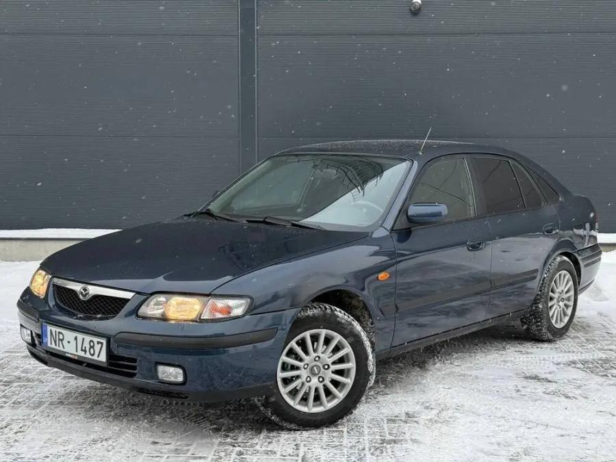 Синий Мазда 626 1999 в Рига, объемом двигателя 1.80 л и пробегом 217 тыс. км за 1699 €, фото 1 на AUTOMOTO.COM.LV
