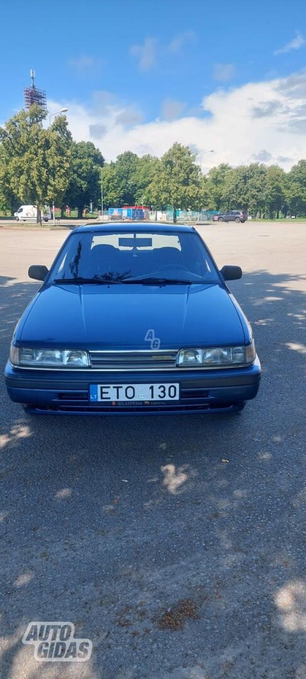 Blue Mazda 626 1988 in Klaipeda, with an engine capacity of 2.00 L and mileage of 224 thousand km for 1000 €, photo 3 on AUTOMOTO.COM.LV