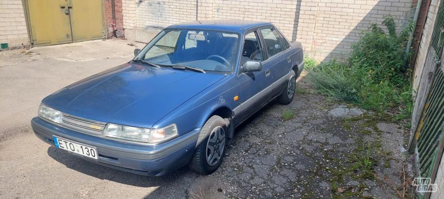 Blue Mazda 626 1988 in Klaipeda, with an engine capacity of 2.00 L and mileage of 224 thousand km for 1000 €, photo 5 on AUTOMOTO.COM.LV