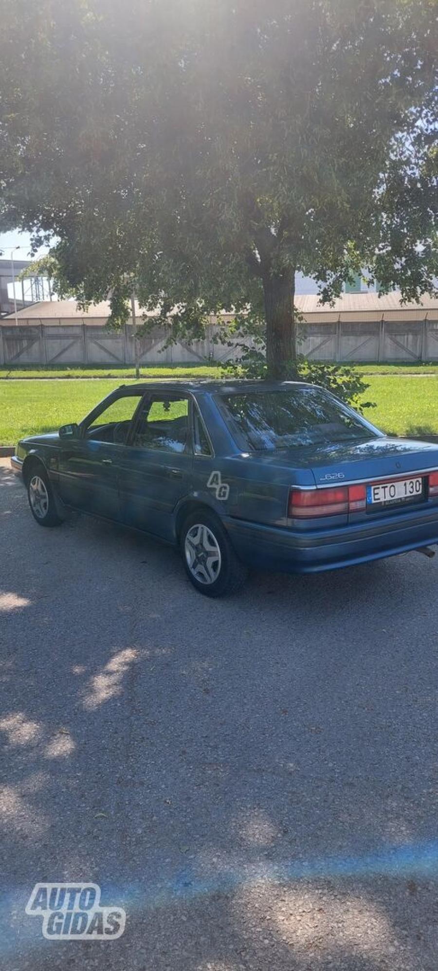 Blue Mazda 626 1988 in Klaipeda, with an engine capacity of 2.00 L and mileage of 224 thousand km for 1000 €, photo 8 on AUTOMOTO.COM.LV