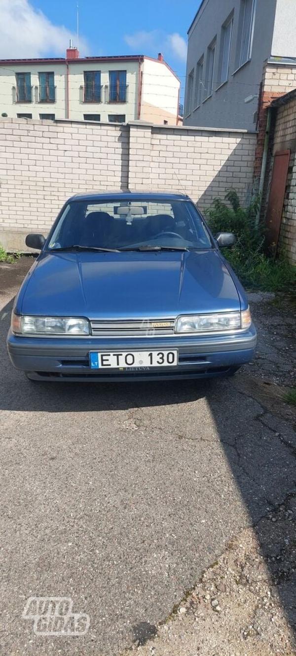 Blue Mazda 626 1988 in Klaipeda, with an engine capacity of 2.00 L and mileage of 224 thousand km for 1000 €, photo 8 on AUTOMOTO.COM.LV