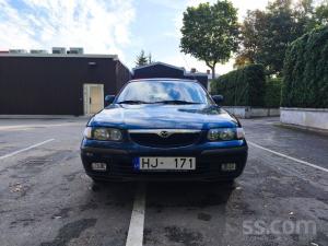 Синий Мазда 626 1998 в Рига, объемом двигателя 1.80 л и пробегом 217 тыс. км за 600 €, фото  на AUTOMOTO.COM.LV