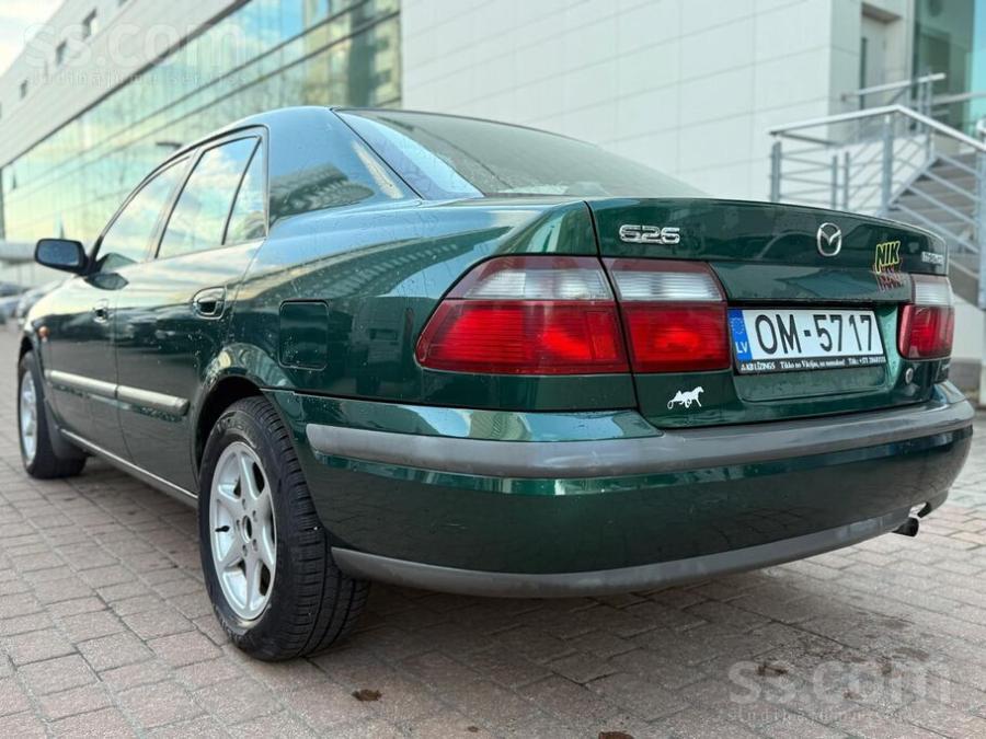 Зеленый Мазда 626 1998 в Рига, объемом двигателя 1.80 л и пробегом 0 тыс. км за 2100 €, фото 8 на AUTOMOTO.COM.LV