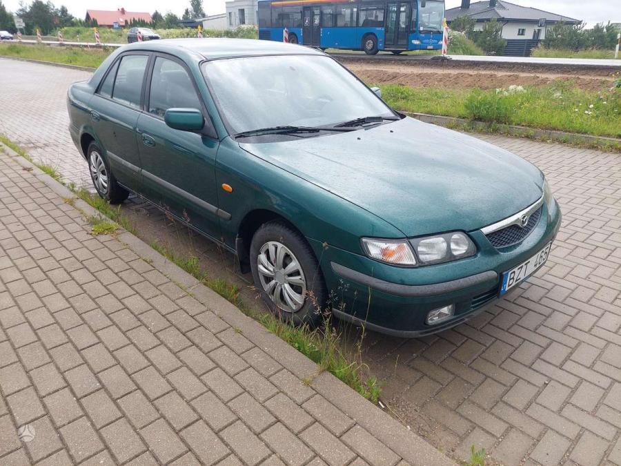 Зеленый Мазда 626 1998 в Клайпеда, объемом двигателя 1.99 л и пробегом 168 тыс. км за 750 €, фото 4 на AUTOMOTO.COM.LV