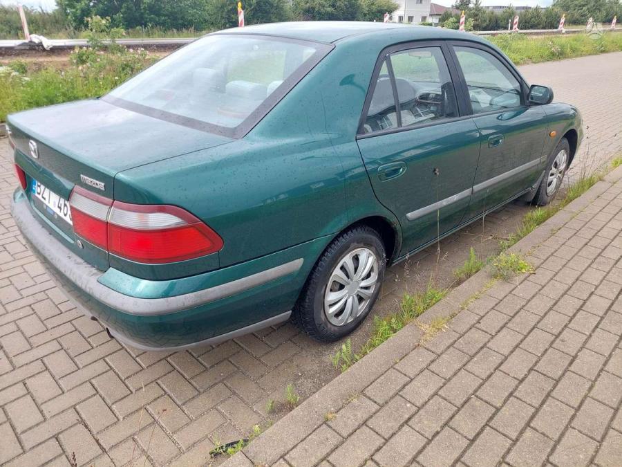 Зеленый Мазда 626 1998 в Клайпеда, объемом двигателя 1.99 л и пробегом 168 тыс. км за 750 €, фото 5 на AUTOMOTO.COM.LV