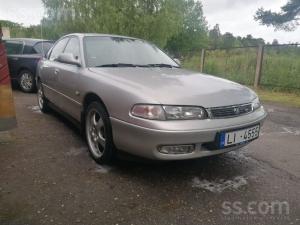 Grey Mazda 626 1995 in Jelgava, with an engine capacity of 2.00 L and mileage of 0 thousand km for 750 €, photo  on AUTOMOTO.COM.LV