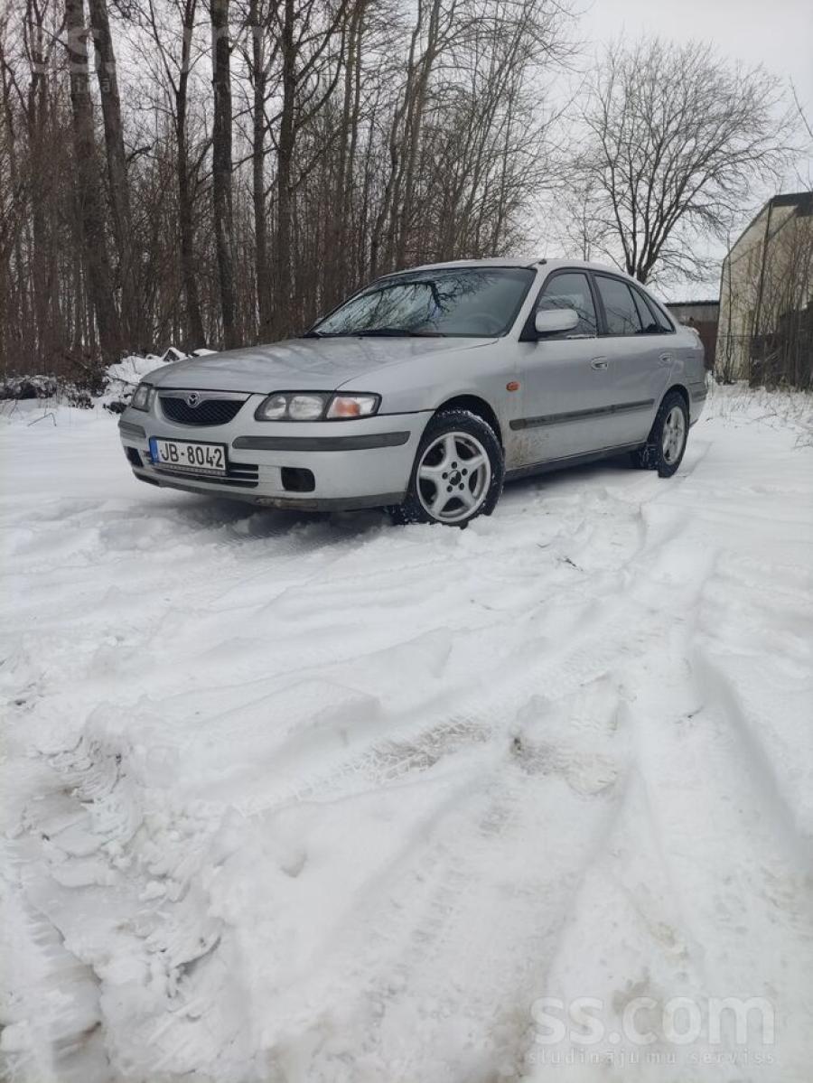 Pelēks Mazda 626 1998 Tukums, ar dzinēja tilpumu 2.00 L un nobraukumu 293 tūkst. km par 500 €, foto 1 vietnē AUTOMOTO.COM.LV