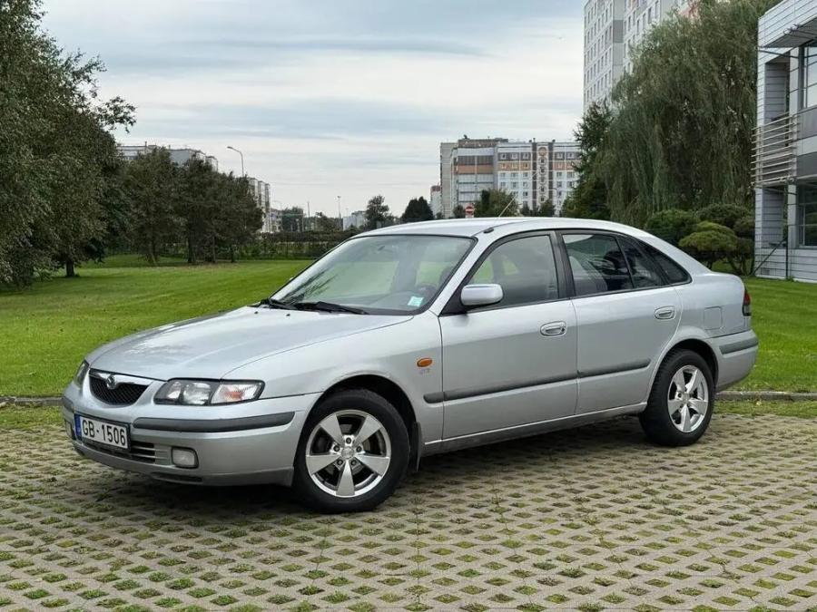 Pelēks Mazda 626 1999 Rīga, ar dzinēja tilpumu 2.00 L un nobraukumu 123 tūkst. km par 1090 €, foto 1 vietnē AUTOMOTO.COM.LV