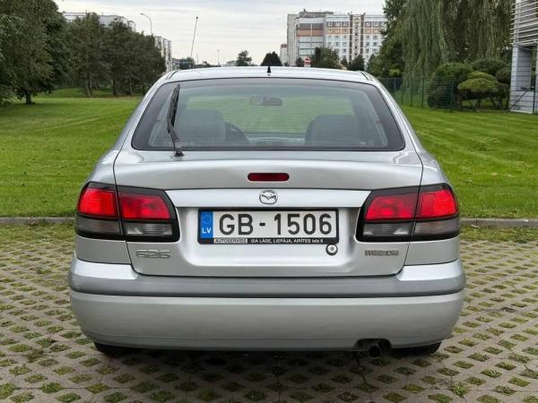 Grey Mazda 626 1999 in Riga, with an engine capacity of 2.00 L and mileage of 123 thousand km for 1090 €, photo 4 on AUTOMOTO.COM.LV