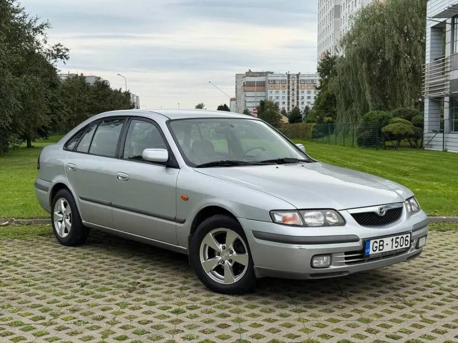 Pelēks Mazda 626 1999 Rīga, ar dzinēja tilpumu 2.00 L un nobraukumu 123 tūkst. km par 1090 €, foto 8 vietnē AUTOMOTO.COM.LV