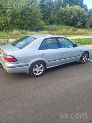 Grey Mazda 626 1999 in Riga, with an engine capacity of 2.00 L and mileage of 198 thousand km for 450 €, photo 3 on AUTOMOTO.COM.LV