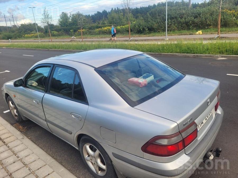 Grey Mazda 626 1999 in Riga, with an engine capacity of 2.00 L and mileage of 198 thousand km for 450 €, photo 9 on AUTOMOTO.COM.LV