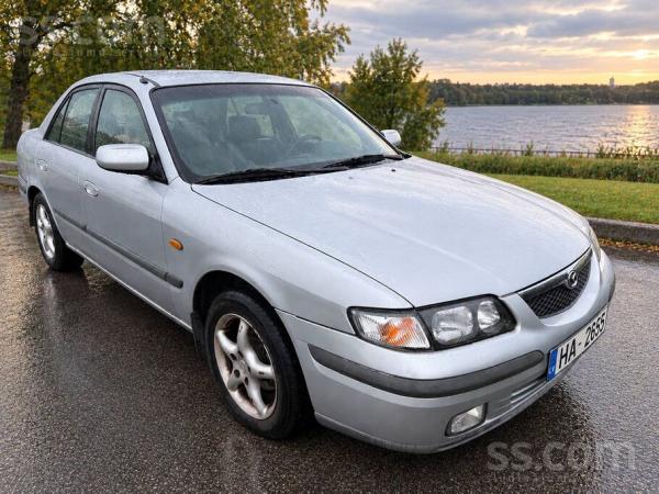 Mazda 626 1999 in Riga on AUTOMOTO.COM.LV Grey Mazda 626 1999 in Riga, with an engine capacity of 2.00 L and mileage of 143 thousand km for 450 €, photo 3 on AUTOMOTO.COM.LV