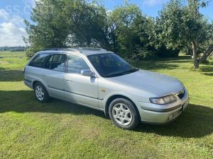 Grey Mazda 626 1998 in Madona, with an engine capacity of 1.80 L and mileage of 258 thousand km for 1300 €, photo  on AUTOMOTO.COM.LV