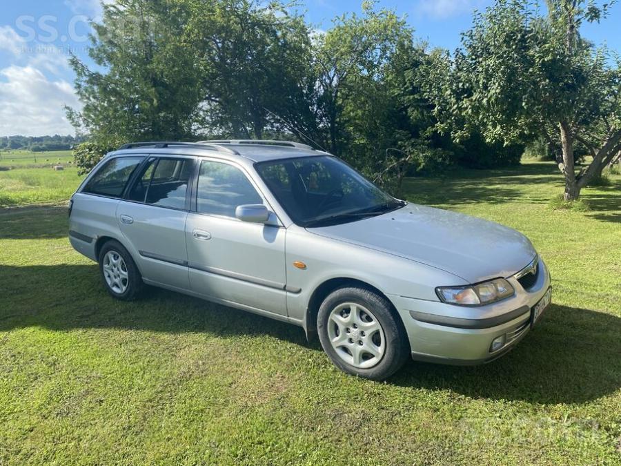 Grey Mazda 626 1998 in Madona, with an engine capacity of 1.80 L and mileage of 258 thousand km for 1300 €, photo 1 on AUTOMOTO.COM.LV