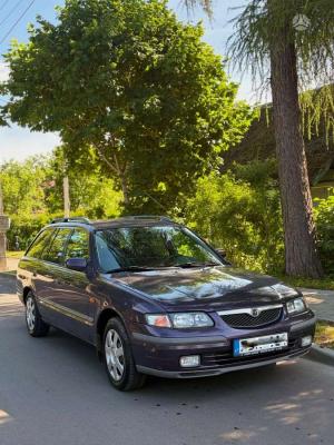 Violets Mazda 626 1998 Viļņa, ar dzinēja tilpumu 1.80 L un nobraukumu 269 tūkst. km par 1150 €, foto  vietnē AUTOMOTO.COM.LV