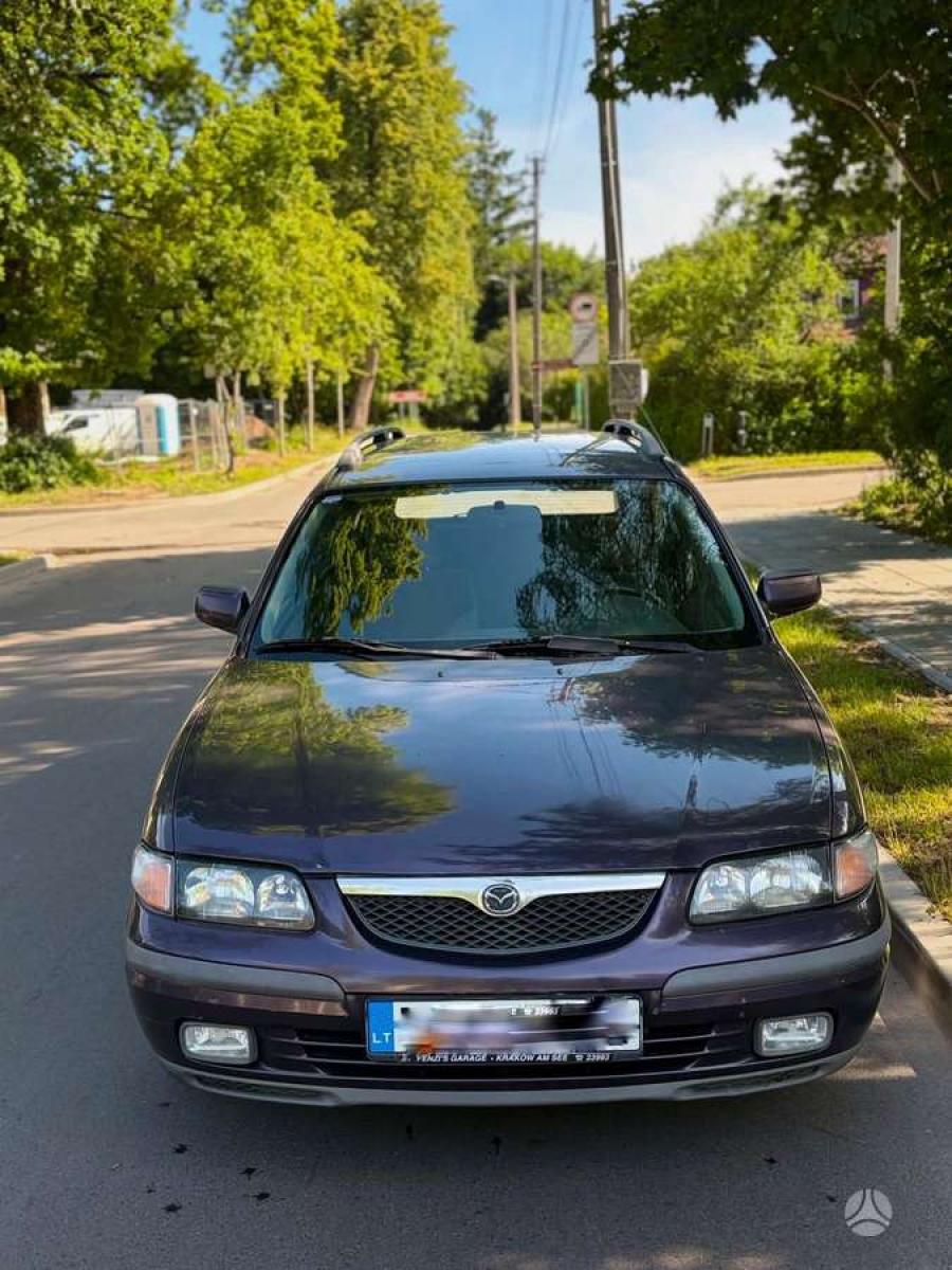 Violets Mazda 626 1998 Viļņa, ar dzinēja tilpumu 1.80 L un nobraukumu 269 tūkst. km par 1150 €, foto 3 vietnē AUTOMOTO.COM.LV