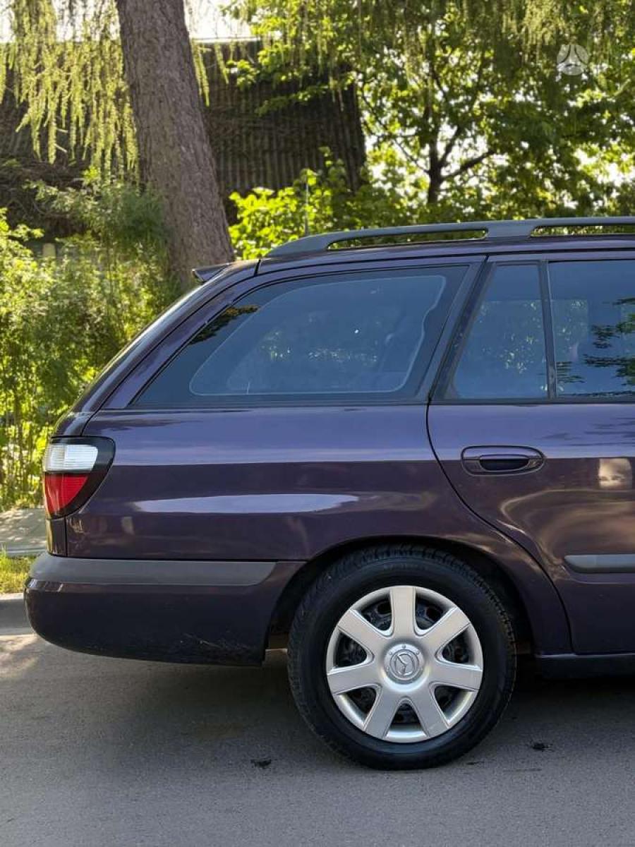 Violets Mazda 626 1998 Viļņa, ar dzinēja tilpumu 1.80 L un nobraukumu 269 tūkst. km par 1150 €, foto 6 vietnē AUTOMOTO.COM.LV