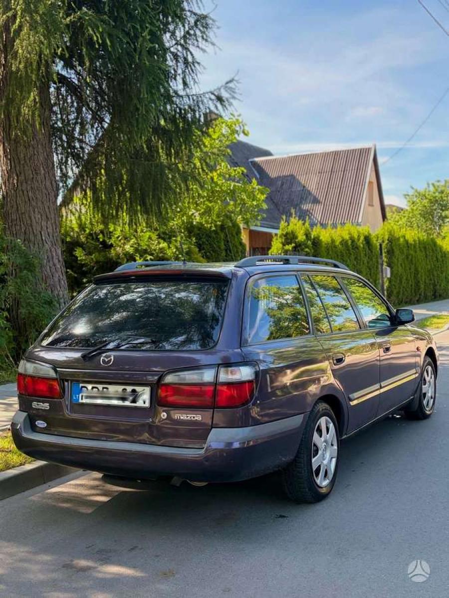 Violets Mazda 626 1998 Viļņa, ar dzinēja tilpumu 1.80 L un nobraukumu 269 tūkst. km par 1150 €, foto 7 vietnē AUTOMOTO.COM.LV