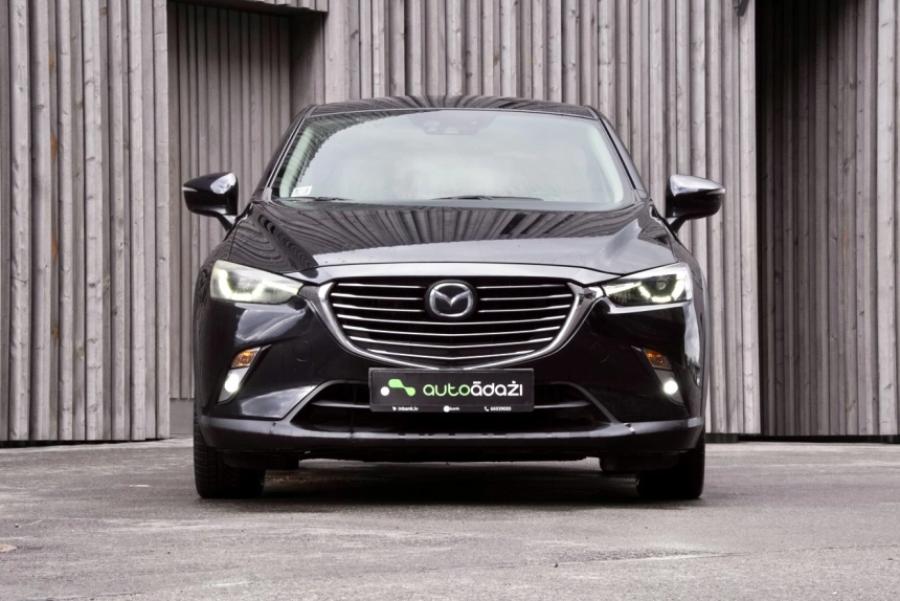 Black Mazda CX-3 2015 in Riga, with an engine capacity of 1.50 L and mileage of 158 thousand km for 10900 €, photo 9 on AUTOMOTO.COM.LV