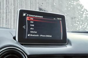 Black Mazda CX-3 2015 in Riga, with an engine capacity of 1.50 L and mileage of 158 thousand km for 10900 €, photo 12 on AUTOMOTO.COM.LV