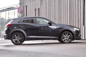 Black Mazda CX-3 2015 in Riga, with an engine capacity of 1.50 L and mileage of 158 thousand km for 10900 €, photo 22 on AUTOMOTO.COM.LV