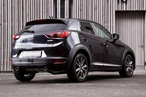 Black Mazda CX-3 2015 in Riga, with an engine capacity of 1.50 L and mileage of 158 thousand km for 10900 €, photo 23 on AUTOMOTO.COM.LV