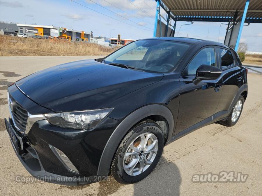 Black Mazda CX-3 2016 in Tartu, with an engine capacity of 1.50 L and mileage of 217 thousand km for 8888 €, photo 1 on AUTOMOTO.COM.LV