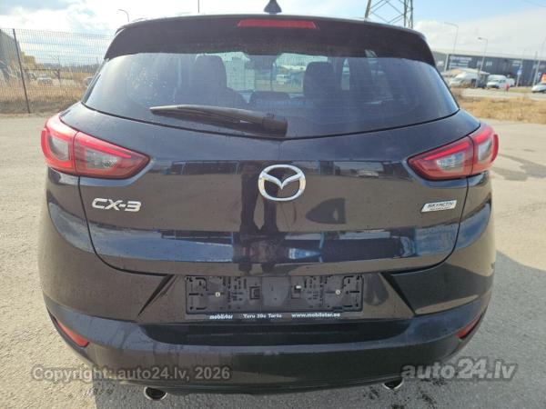 Black Mazda CX-3 2016 in Tartu, with an engine capacity of 1.50 L and mileage of 217 thousand km for 8888 €, photo 6 on AUTOMOTO.COM.LV