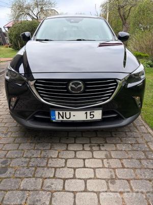 Black Mazda CX-3 2017 in Riga, with an engine capacity of 2.00 L and mileage of 100 thousand km for 14500 €, photo  on AUTOMOTO.COM.LV
