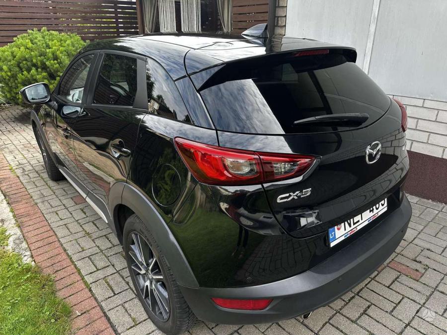Melns Mazda CX-3 2017 Kauņa, ar dzinēja tilpumu 2.00 L un nobraukumu 210 tūkst. km par 12200 €, foto 5 vietnē AUTOMOTO.COM.LV